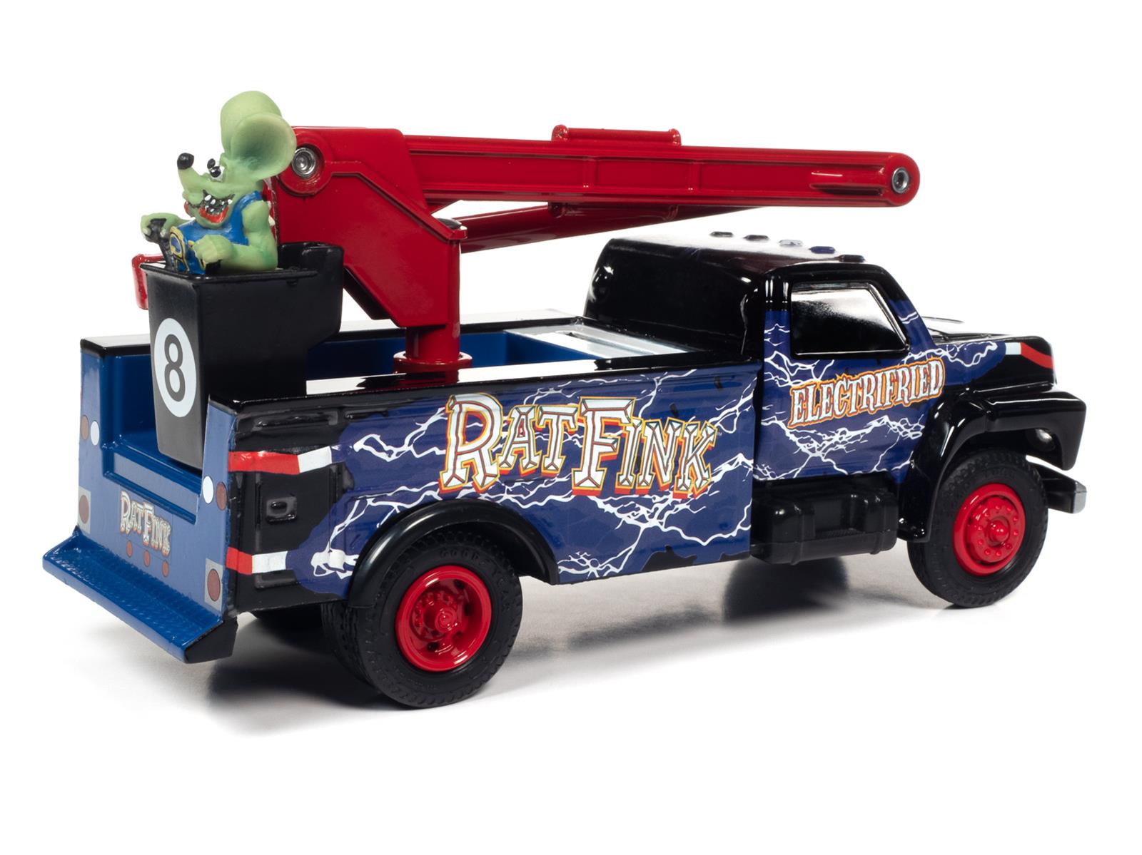 Rat Fink AW296 1:34 Scale 1990 Ford Rat Fink Bucket Truck Diecast Model ...