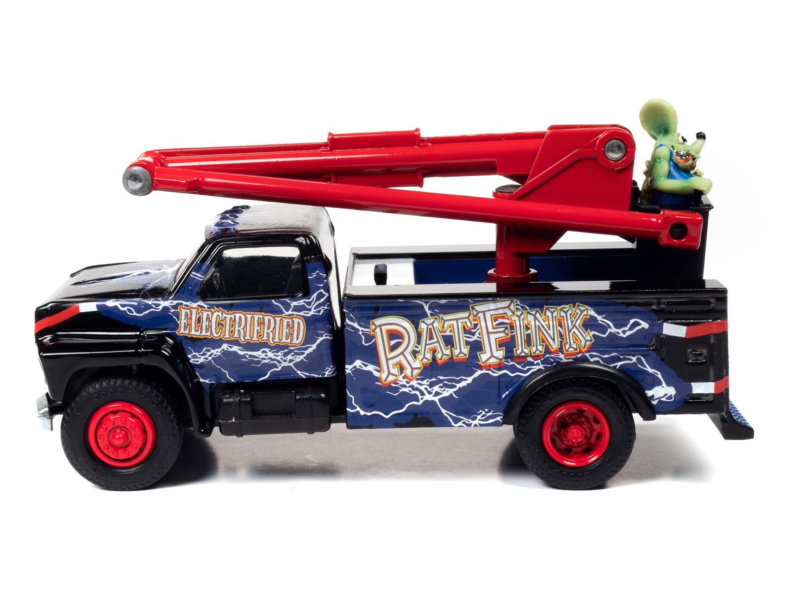 Rat Fink AW296 1:34 Scale 1990 Ford Rat Fink Bucket Truck Diecast Model ...