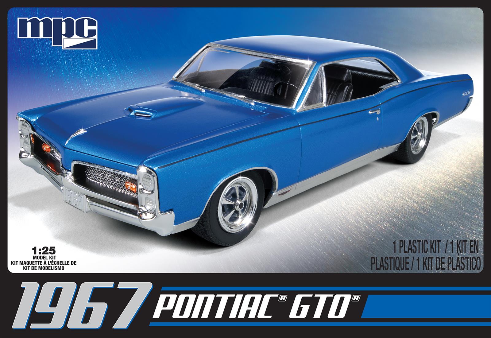 Summit Gifts MPC710L/12 1:25 Scale 1967 Pontiac GTO Model Kit | Summit ...