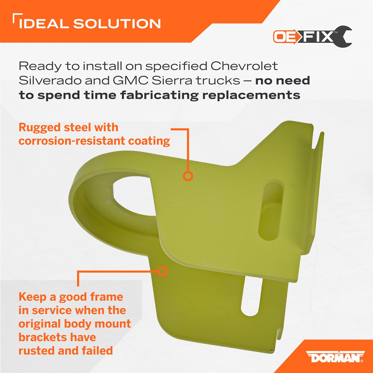 Dorman 999-993 Dorman Body Mount Brackets | Summit Racing