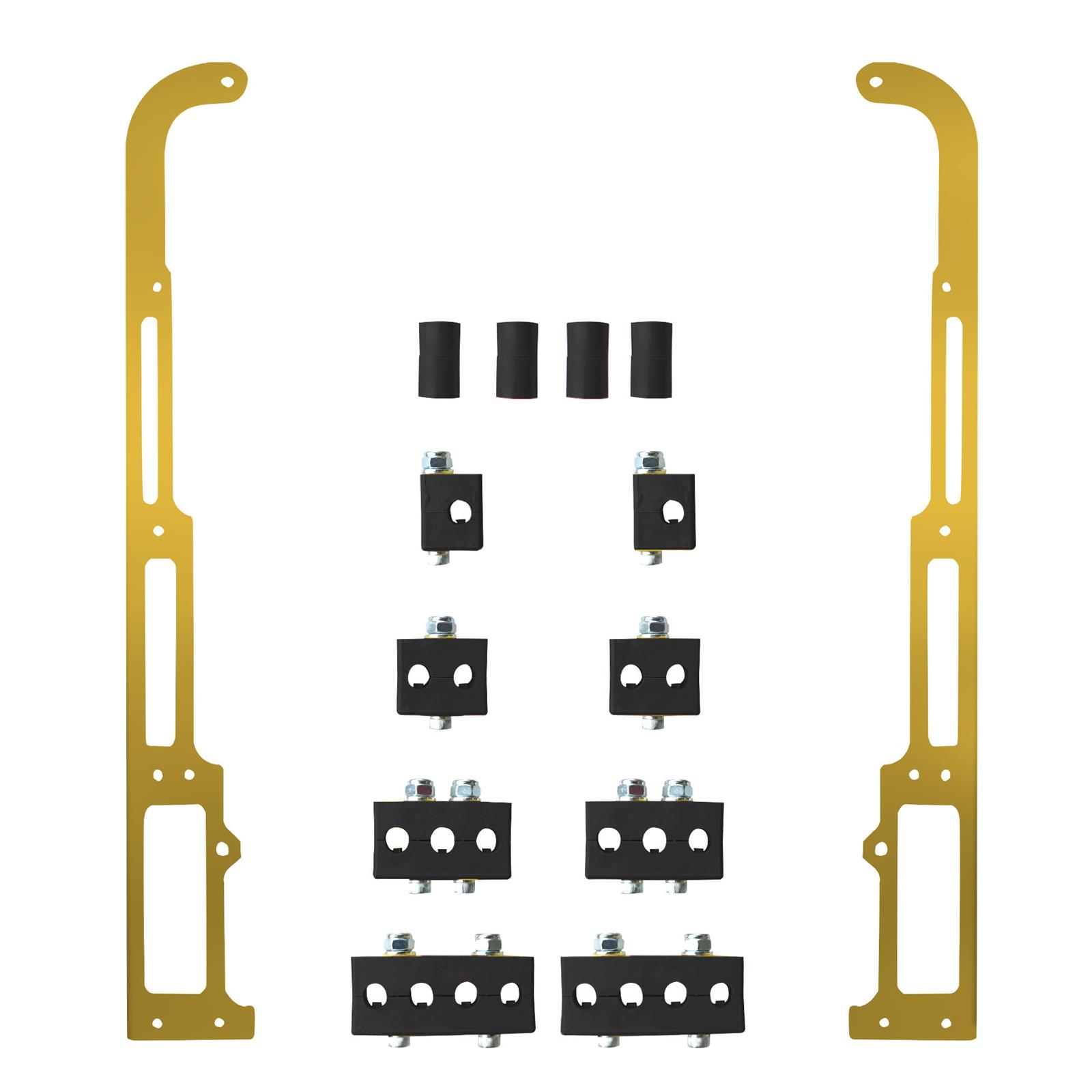 R&M Specialties 1107-G R&M Jet Boat Billet Wire Looms | Summit Racing