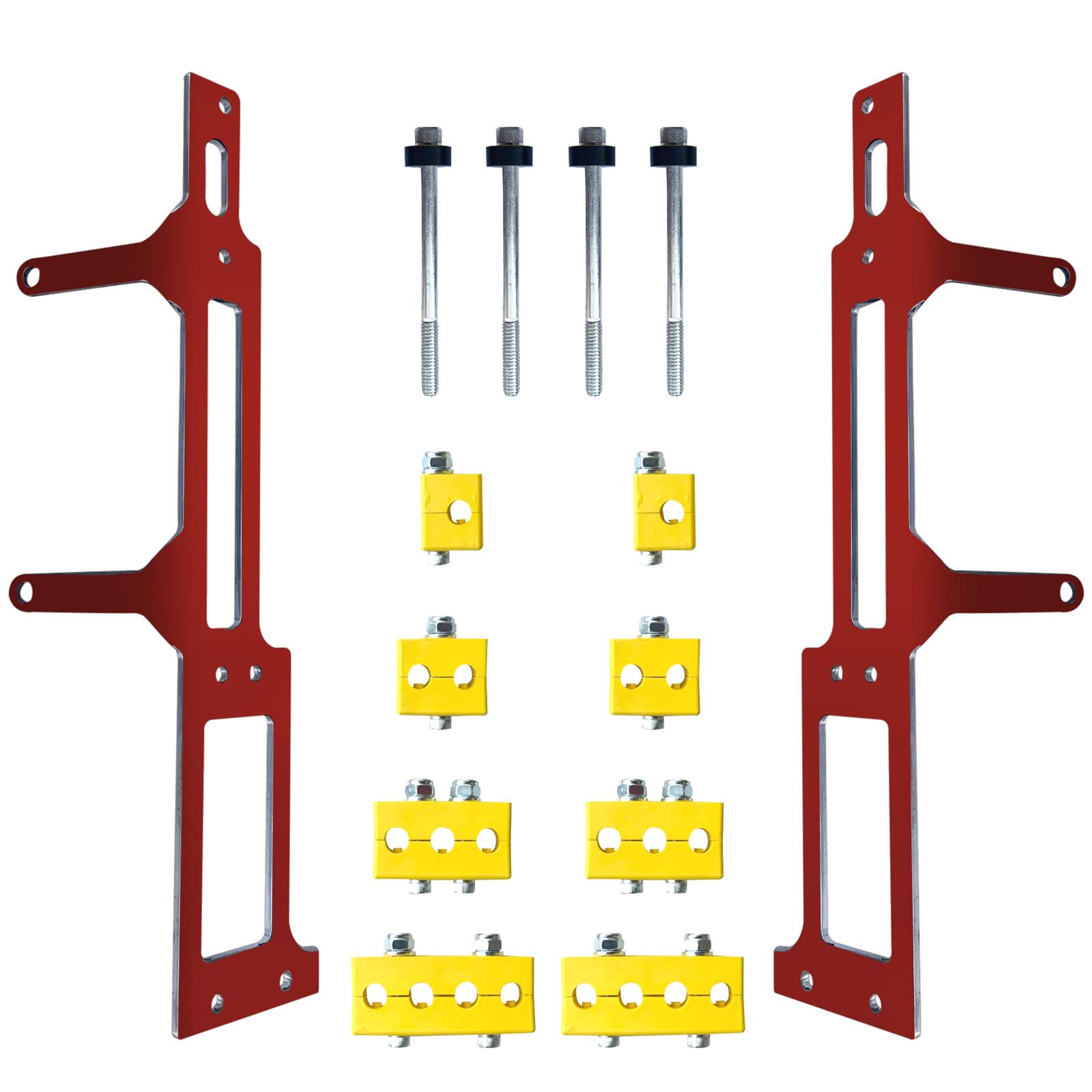 R&M Specialties 1120-A-R-Y R&M Billet Wire Looms | Summit Racing