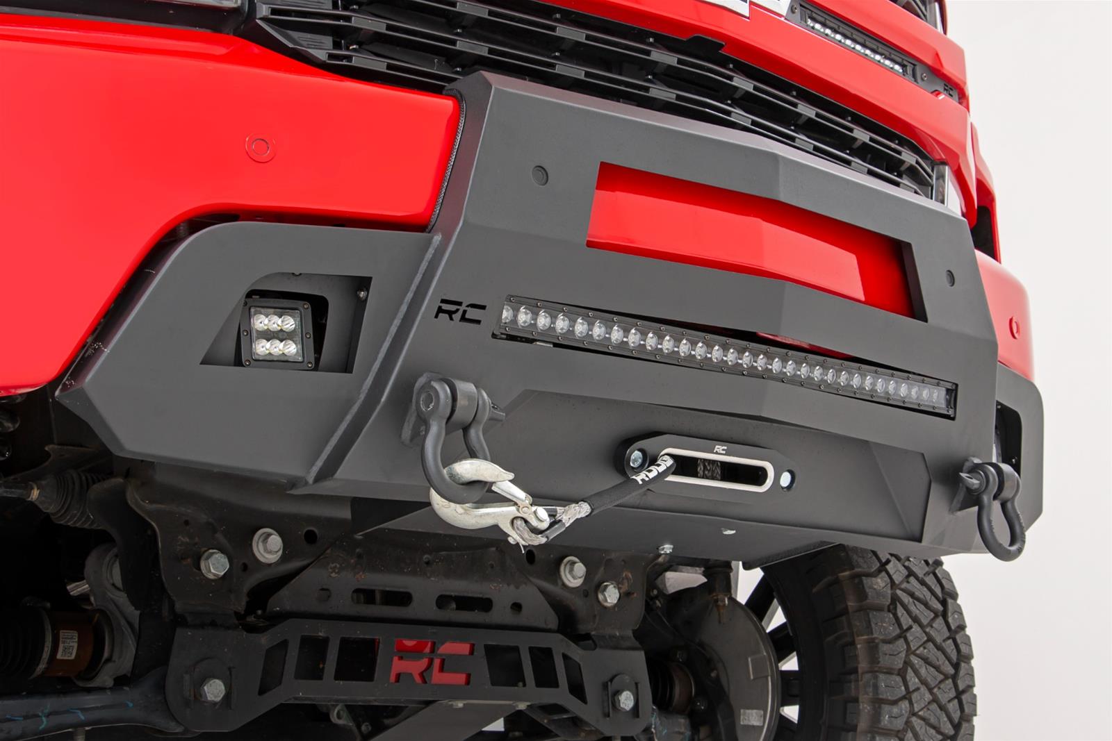 Rough Country 10805 Rough Country Hidden Winch Bumpers | Summit Racing