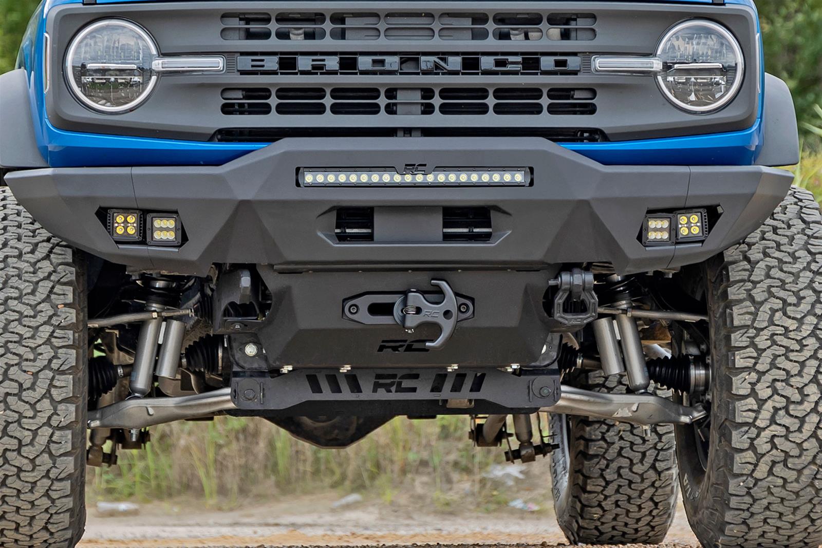 Rough Country 51065 Rough Country Hidden Winch Mounting Plates | Summit ...