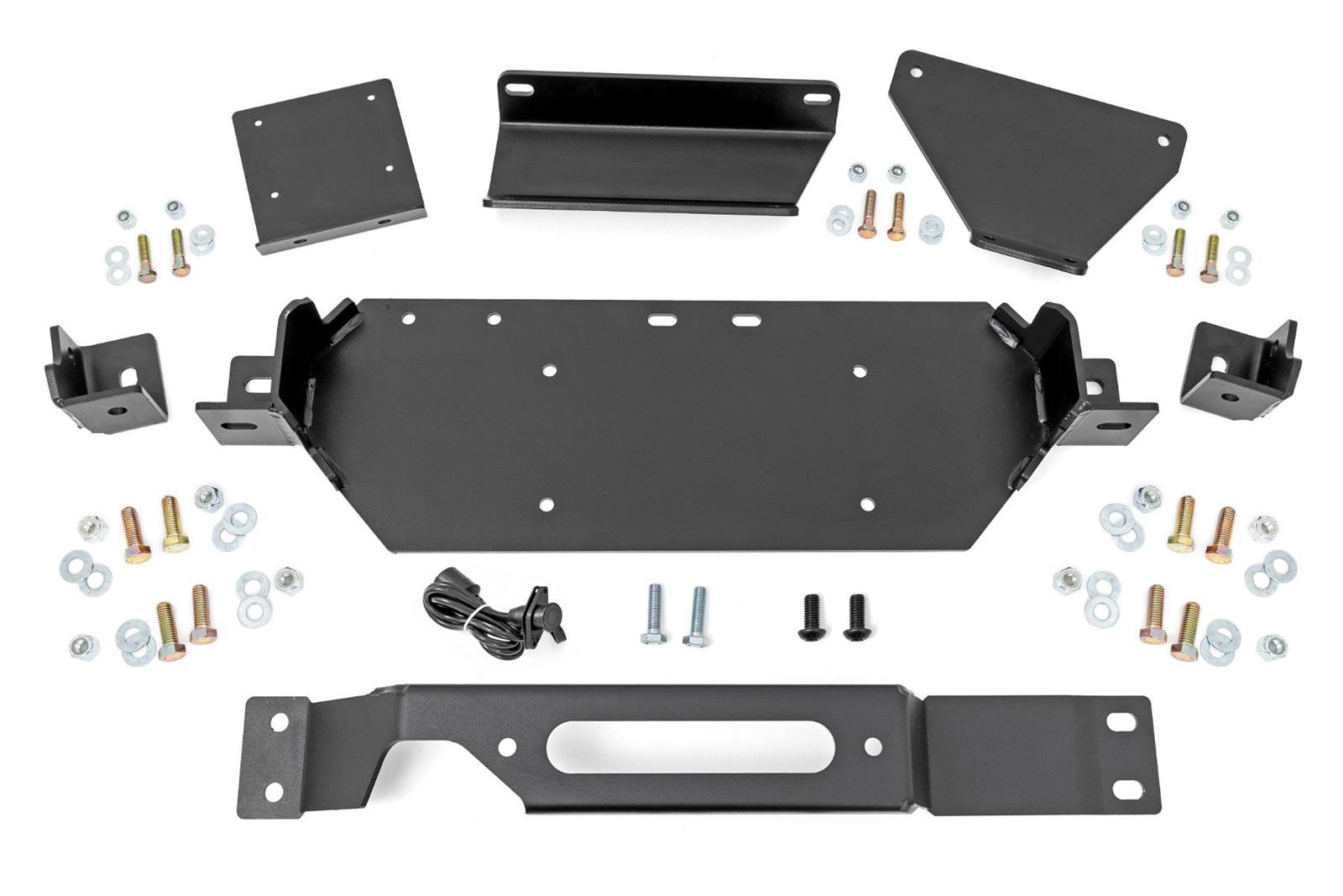 Rough Country 51119 Rough Country Hidden Winch Mounting Plates | Summit ...