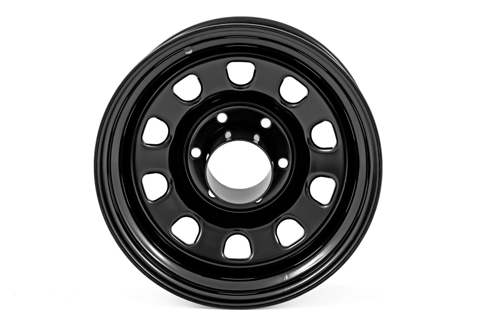 Rough Country RC51-7655 Rough Country Daytona Gloss Black Wheels ...