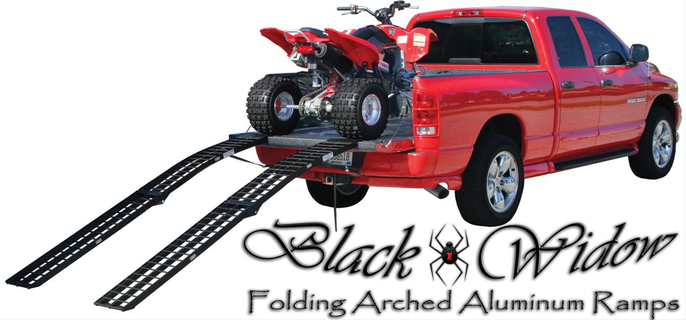 Discount Ramps BW-10812-2 Rage Powersport Black Widow Folding Ramps ...