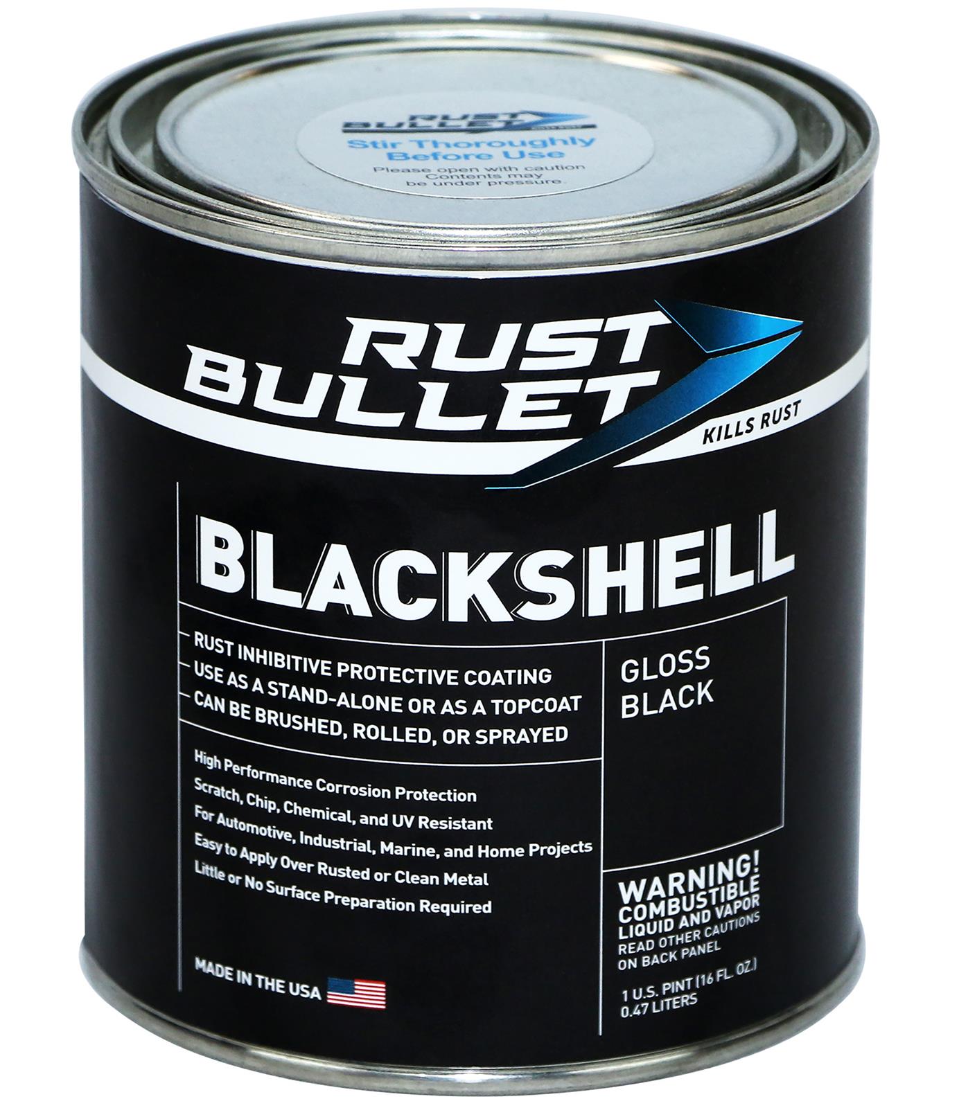 Rust Bullet 856084000623 Rust Bullet BlackShell Protective Paint ...
