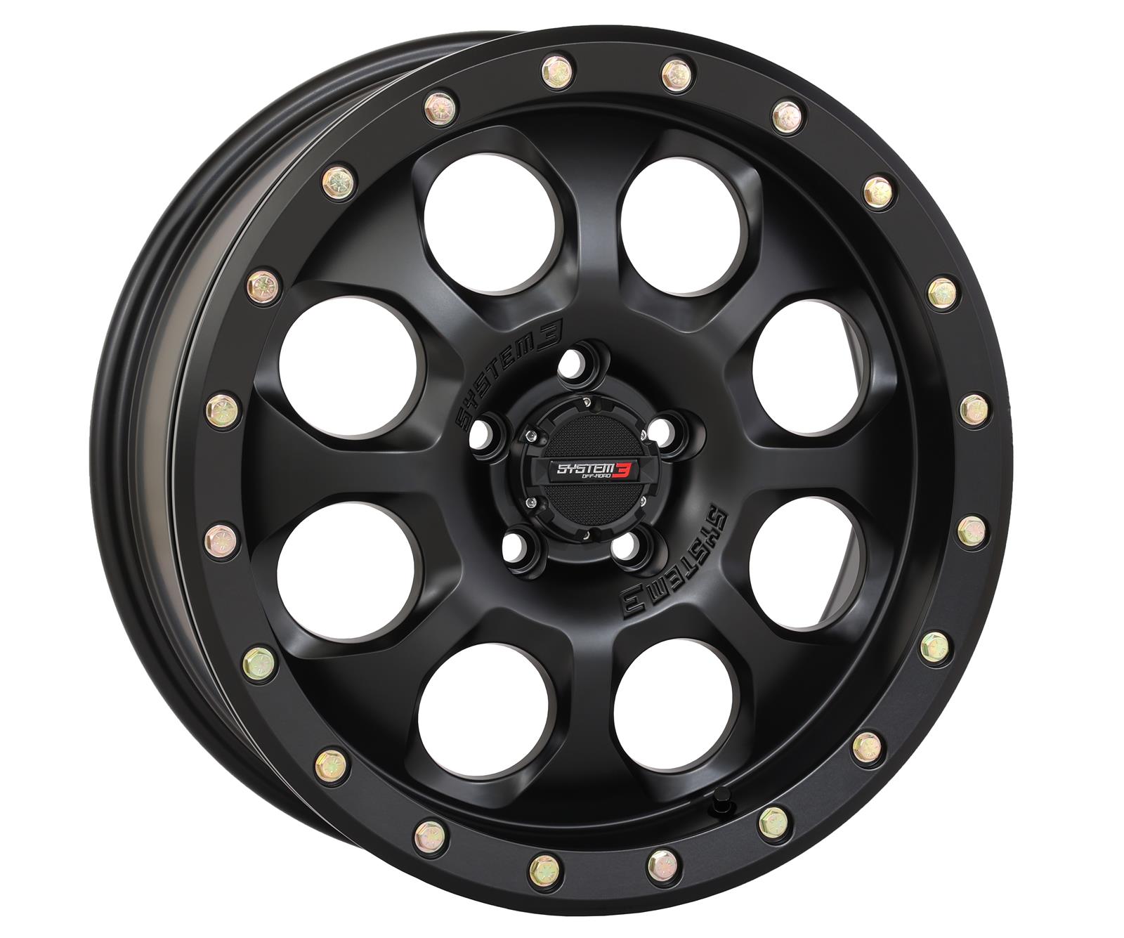 System 3 Offroad 18S3-7556 System 3 Off-Road SB-7 Beadlock Matte Black ...