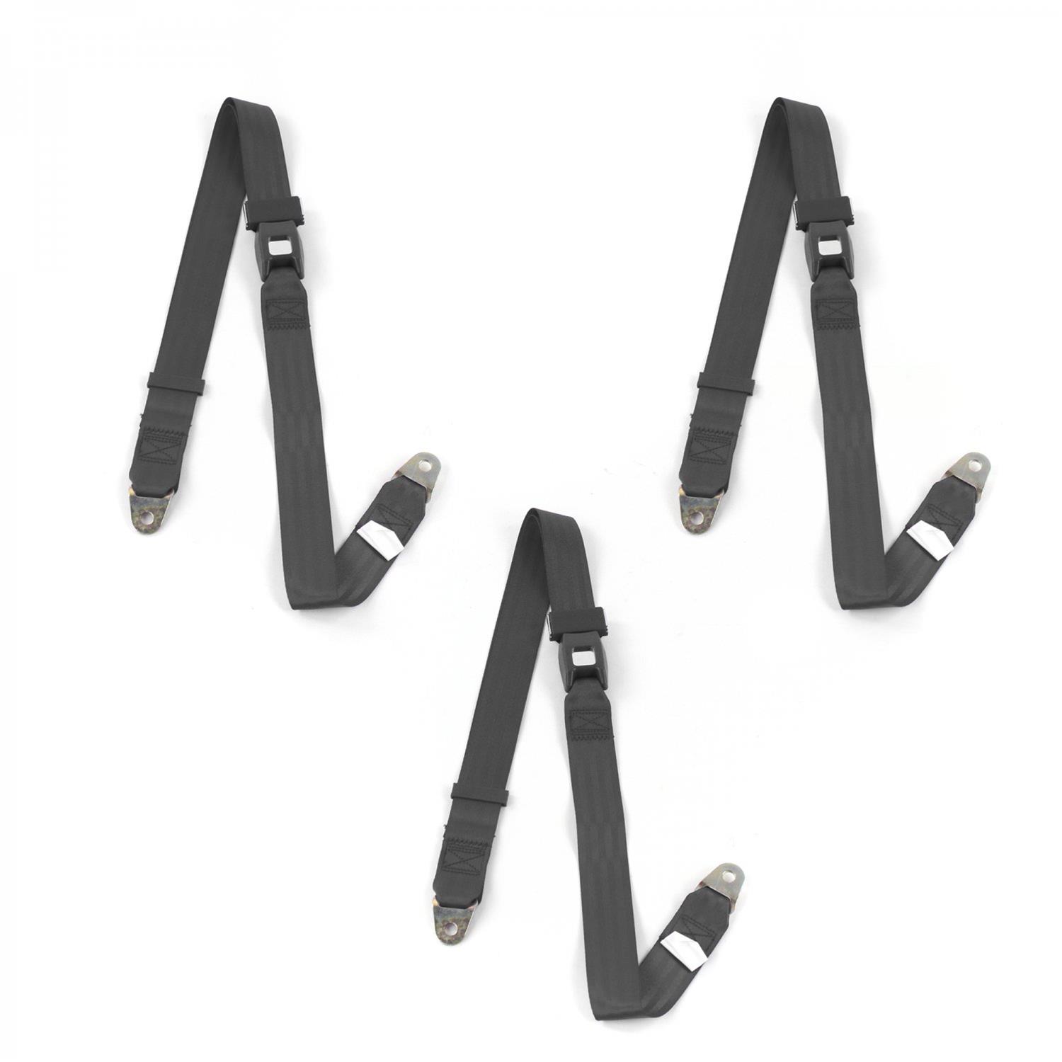 SafeTBoy STBCD73F SafeTBoy 2-Point Push Button Buckle Lap Belts ...