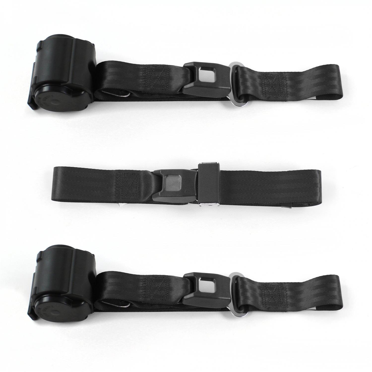 SafeTBoy STBCE2A4 SafeTBoy 2-Point Retractable Push Button Buckle Lap ...