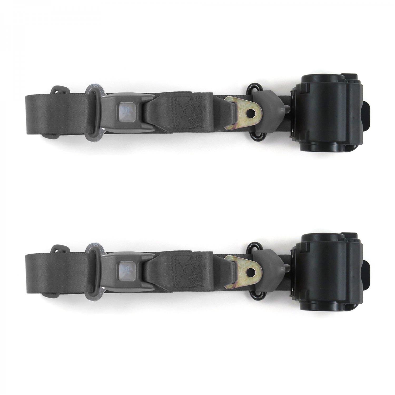 SafeTBoy STBCFBA8 SafeTBoy 3-Point Retractable Push Button Buckle Lap ...