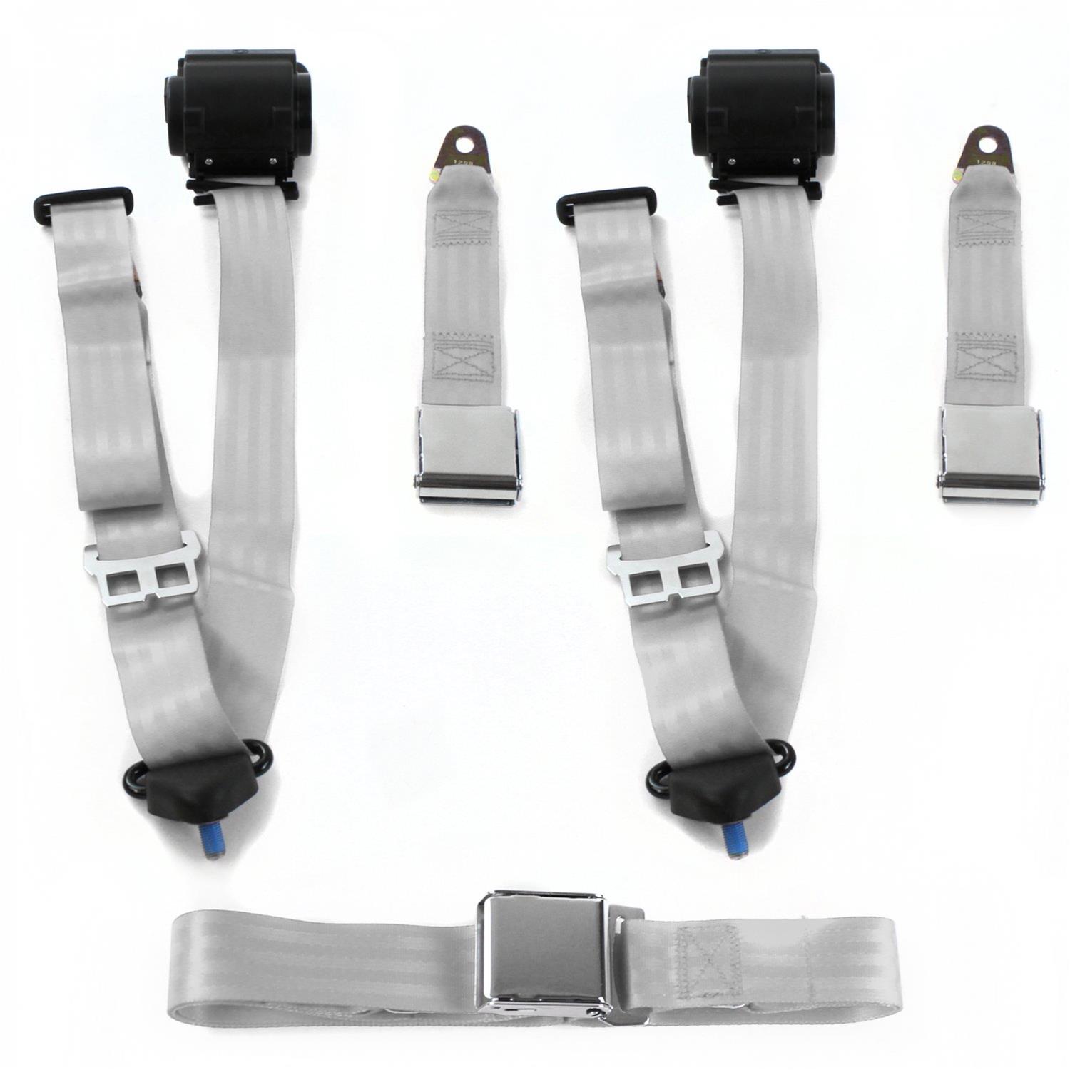SafeTBoy STBD0EF7 SafeTBoy 3-Point Retractable Airplane Buckle Lap ...