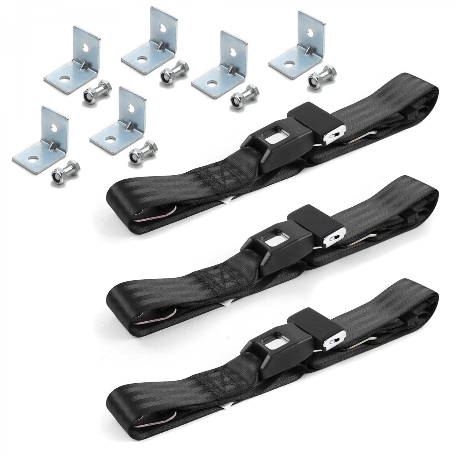 SafeTBoy STBD146B SafeTBoy 2-Point Push Button Buckle Lap Belts ...