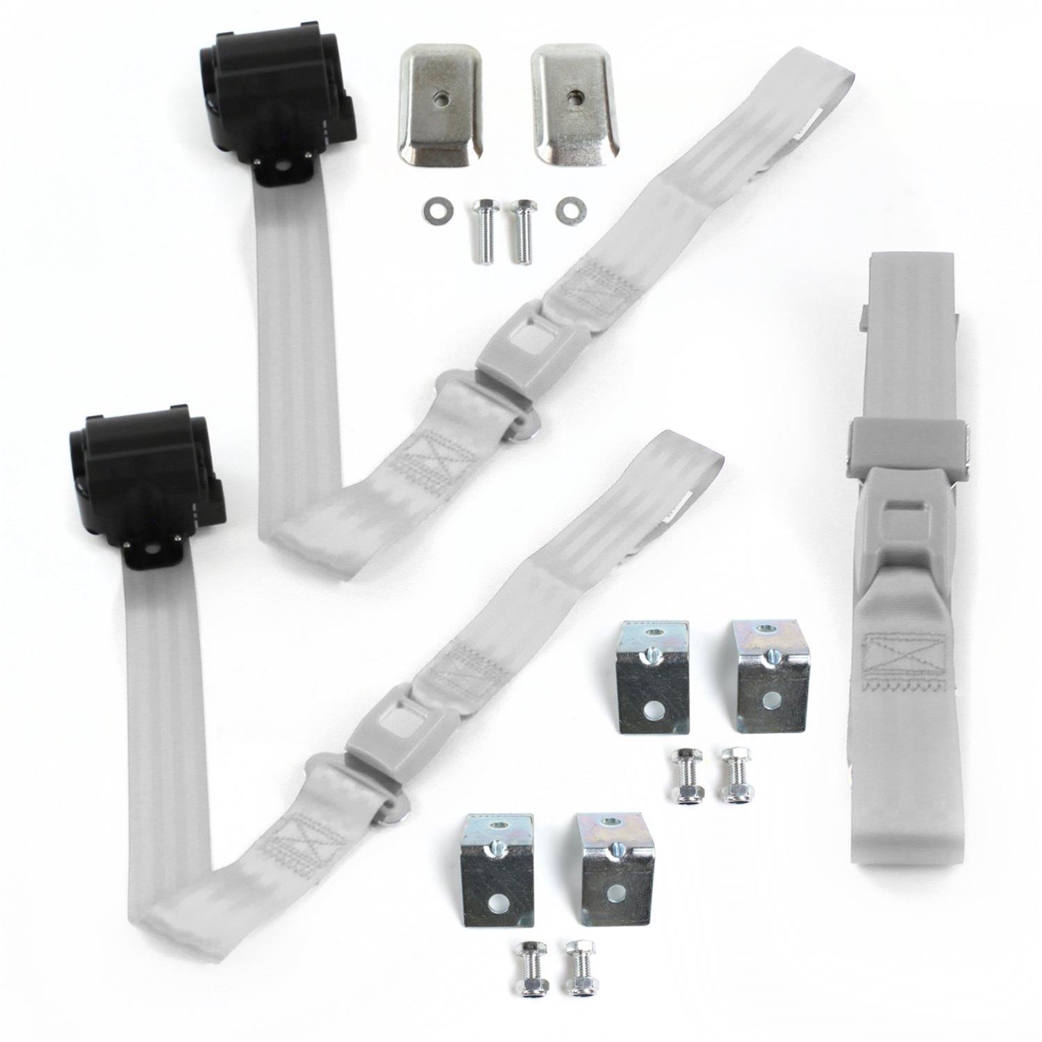 SafeTBoy STBD25F9 SafeTBoy 2-Point Retractable Push Button Buckle Lap ...