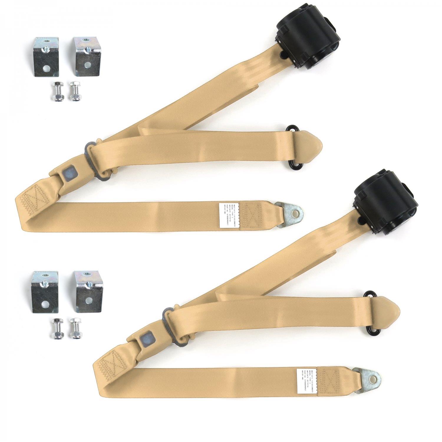 SafeTBoy STBD46B2 SafeTBoy 2-Point Push Button Buckle Lap Belts ...