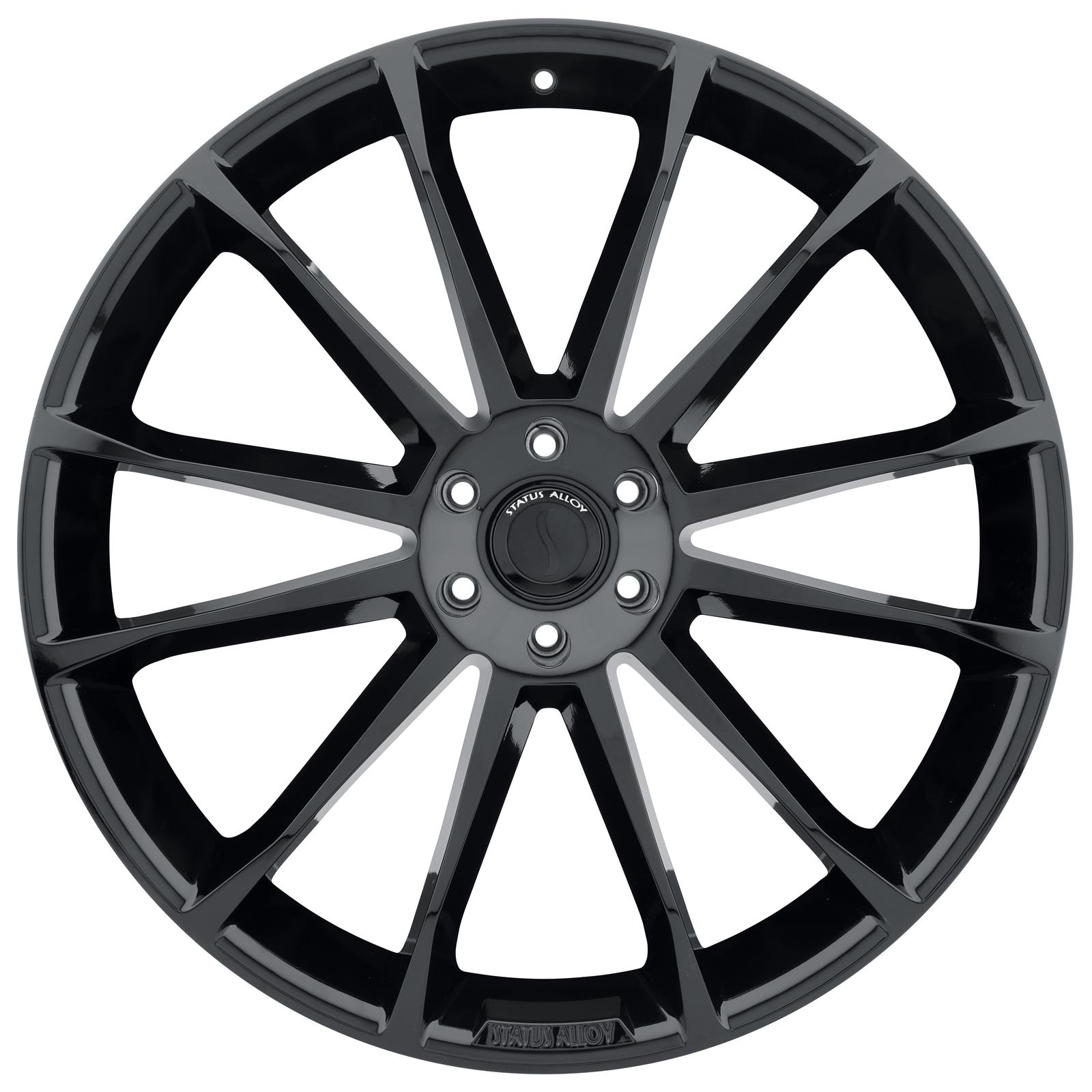 Status Wheels 2495GTH156140B12 Status Wheels Goliath Gloss Black Wheels ...