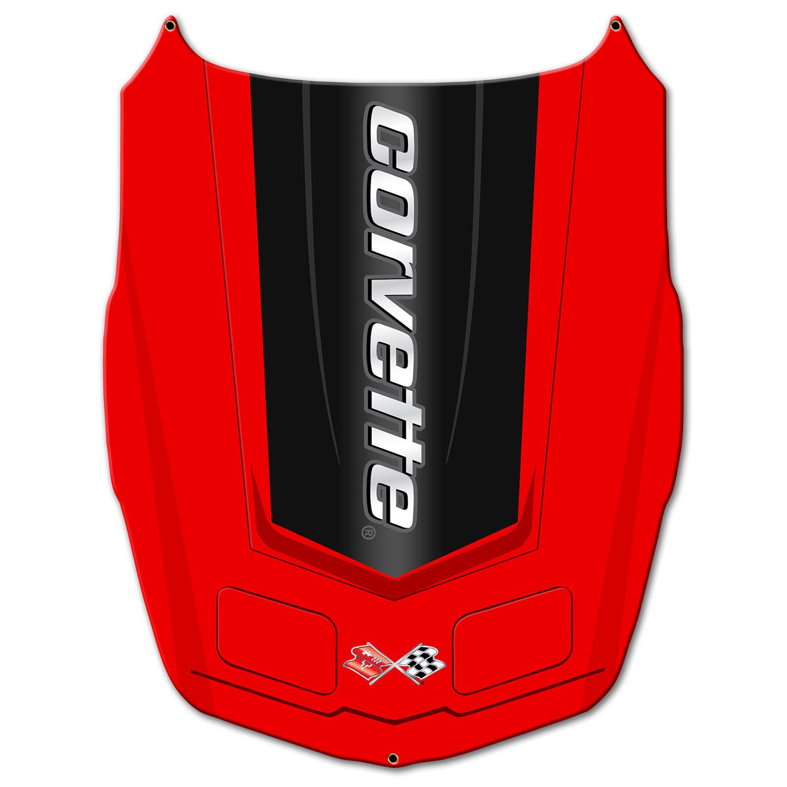 Chevy Corvette C3 Car Hood Steel Signs | Summit Racing
