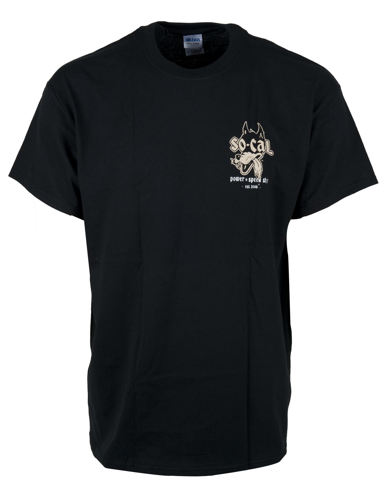 SO-CAL Speed Shop M1012TC10XXL Wolf T-Shirt - Black | Summit Racing