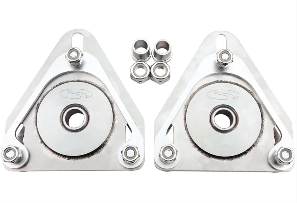 Steeda 555-8139 Steeda Stainless Steel Camber Plates | Summit Racing