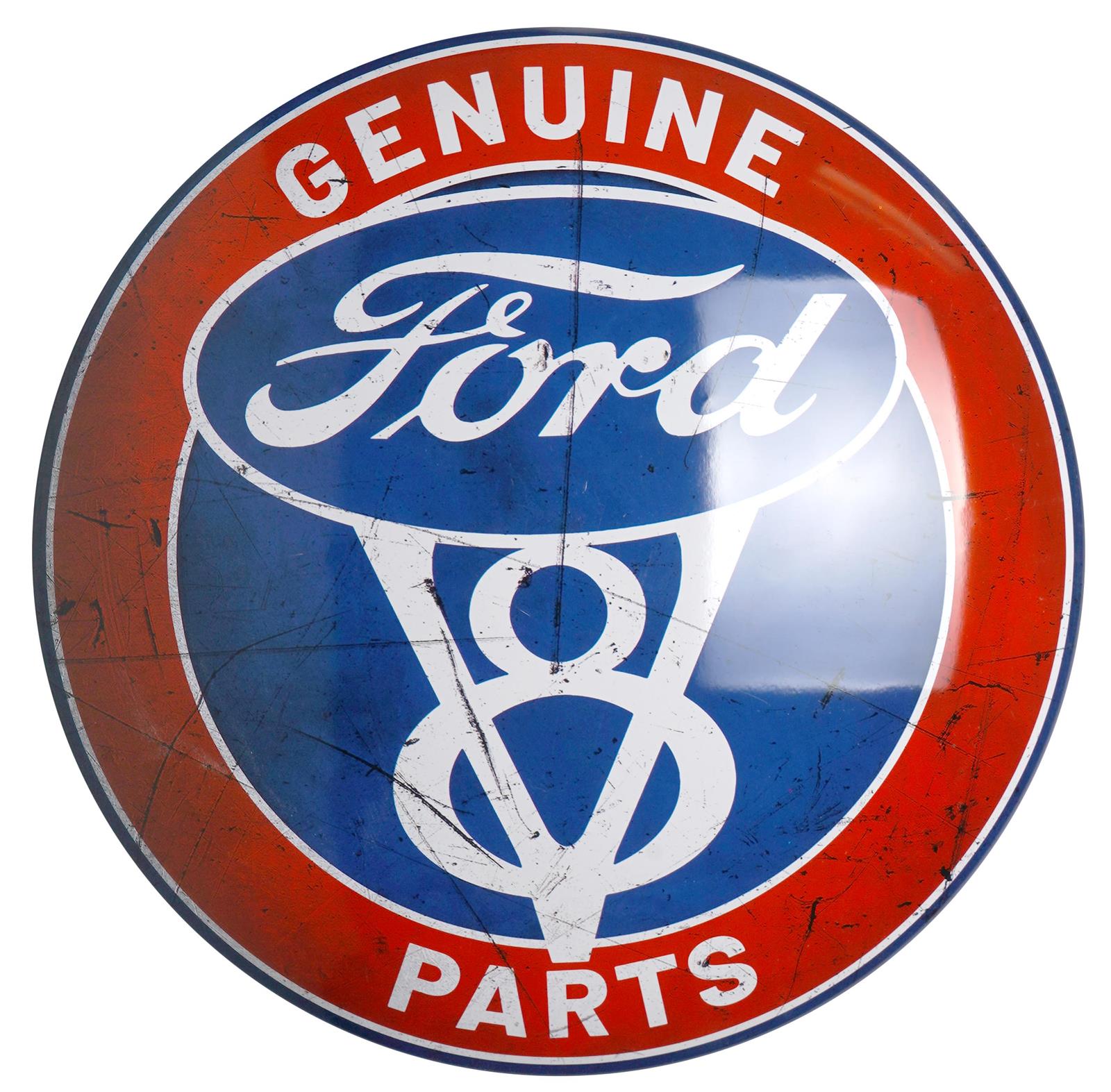Summit Gifts 375194 Ford V8 Round Tapered Metal Sign | Summit Racing
