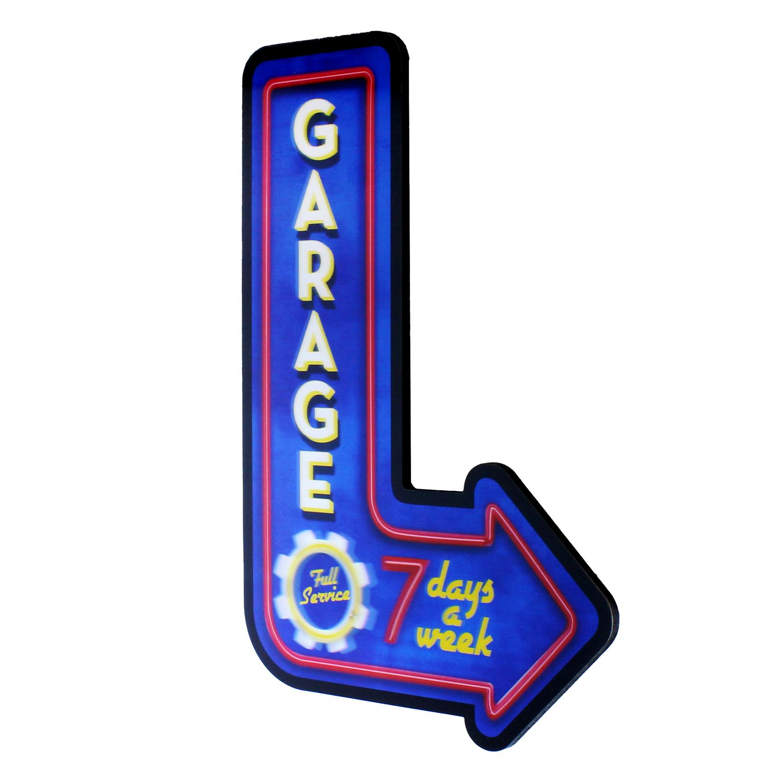 Summit Gifts 461483 Garage Arrow Lenticular Wood Sign | Summit Racing