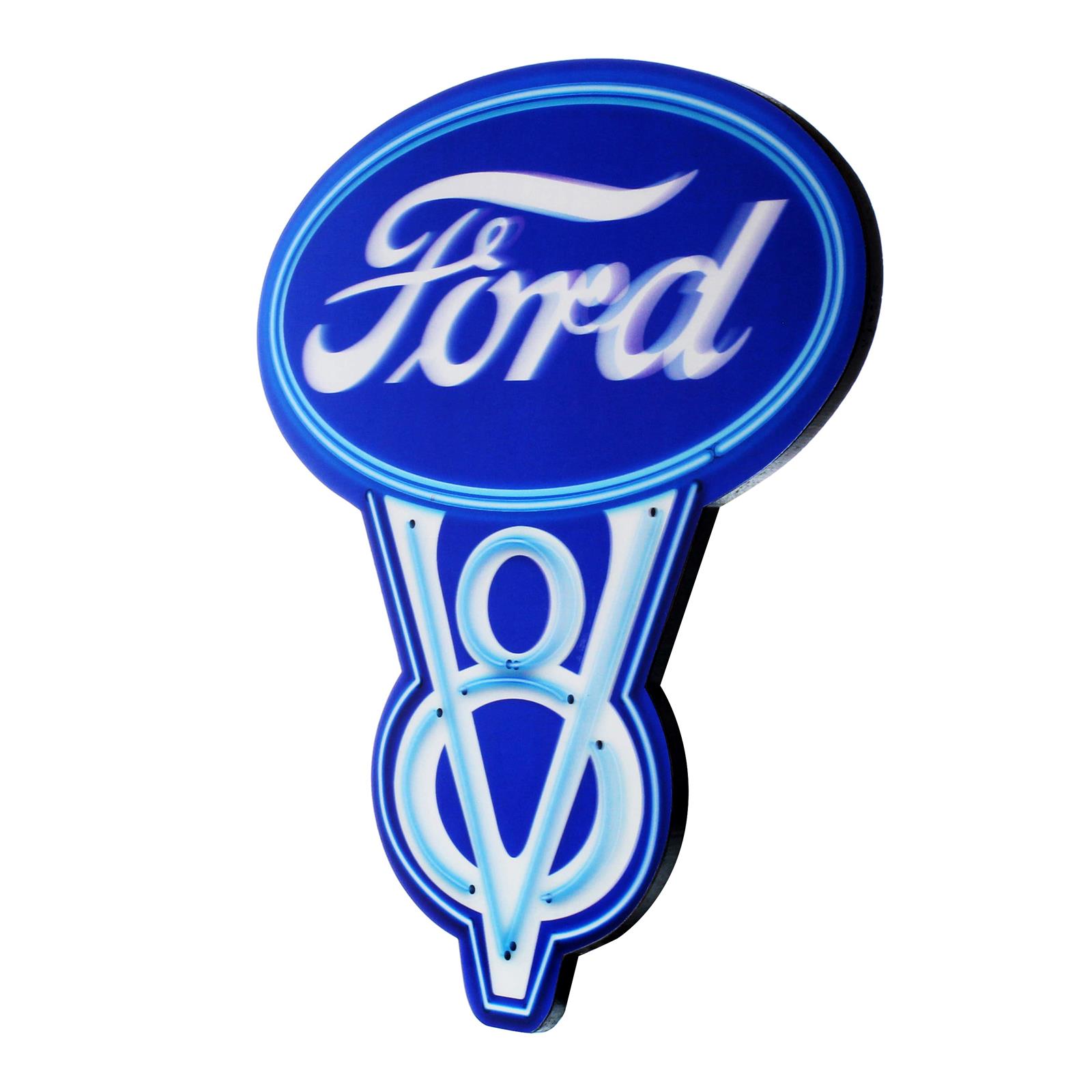 Summit Gifts 473511 Ford V8 Lenticular Wood Sign | Summit Racing