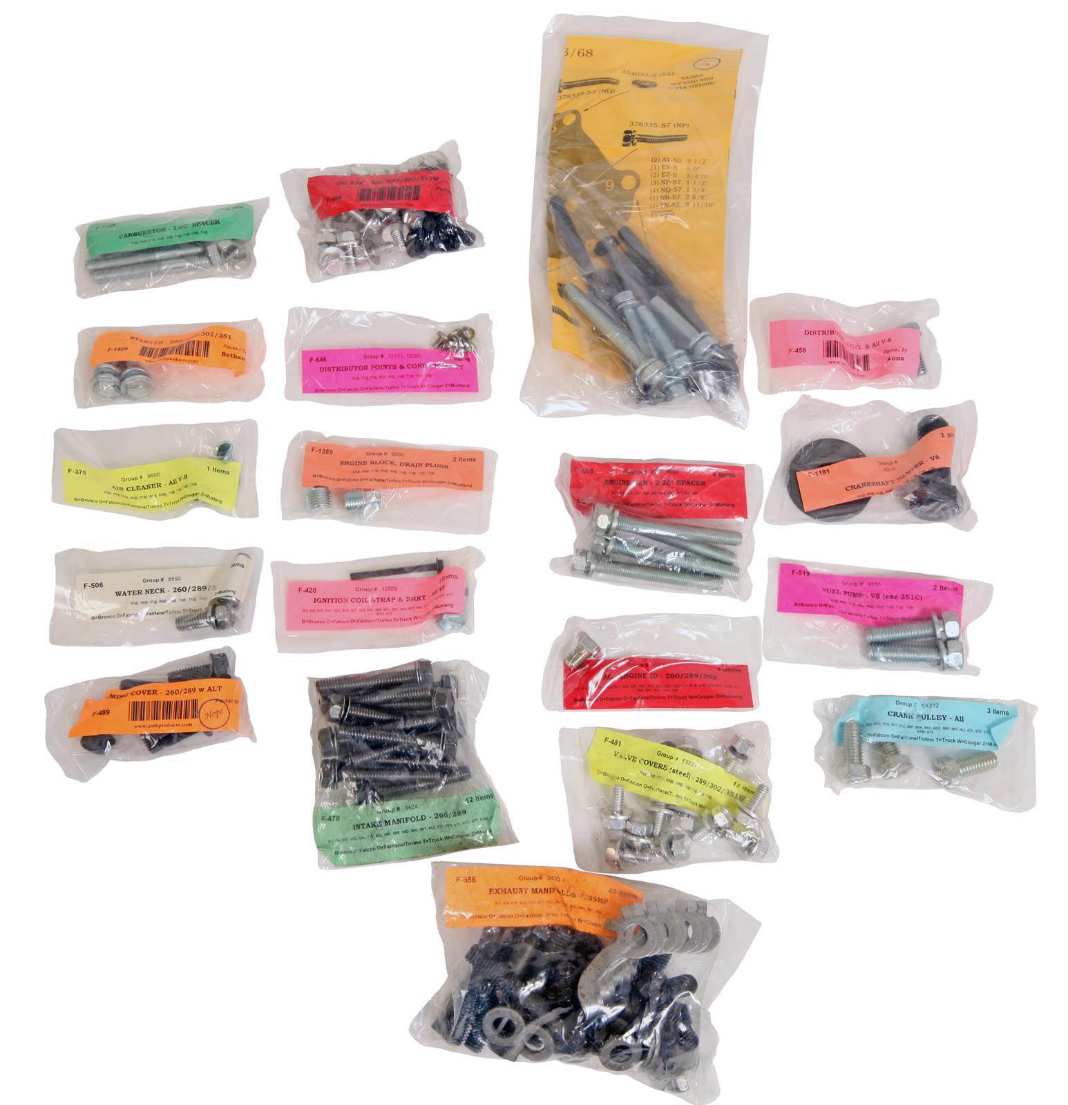 Summit Racing SUM-RP80382 Summit Racing™ Restoration Engine Hardware ...