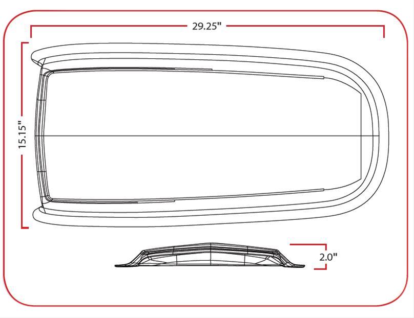 Scott Drake S1MS-16025-M Scott Drake Hood Scoops | Summit Racing