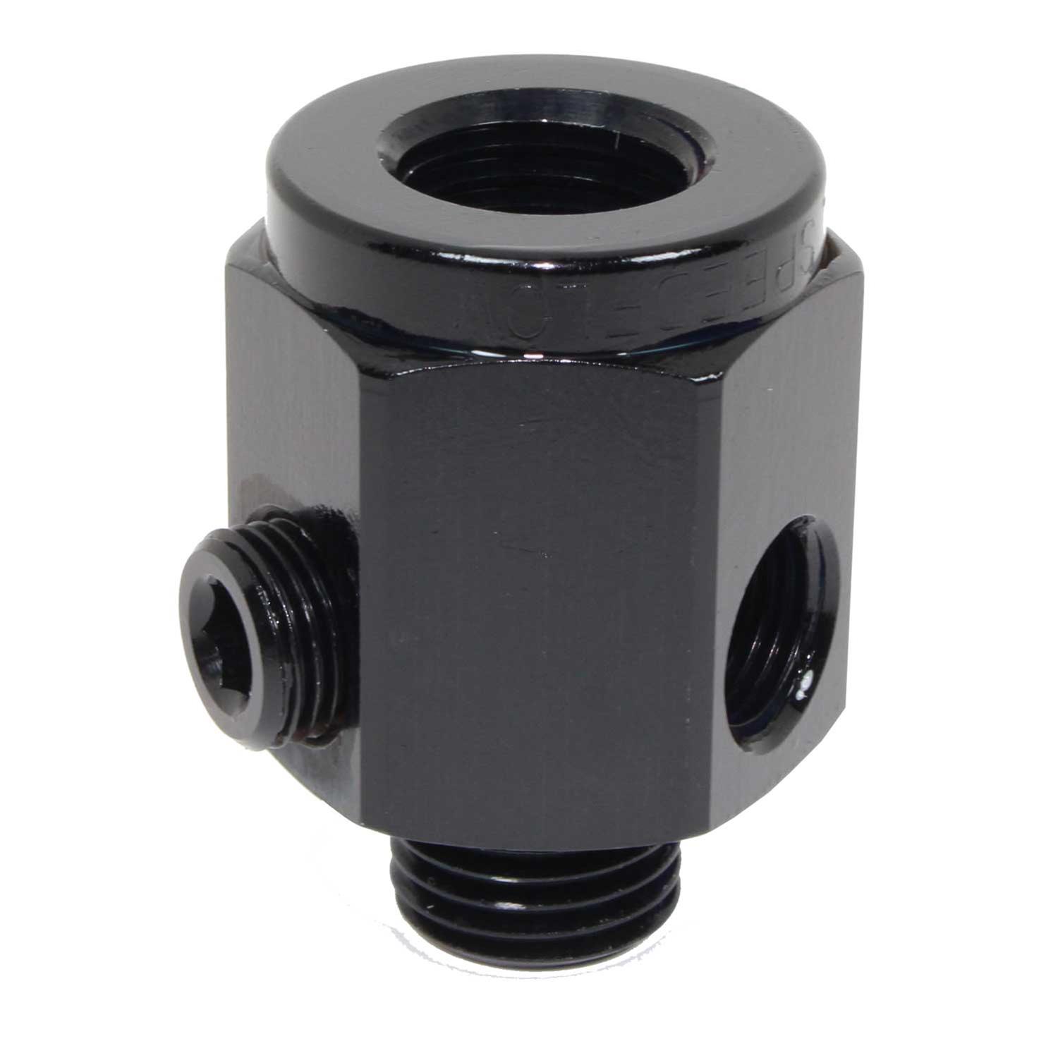 Speedflow USA 810-M14-02-BLK Speedflow Adapter Fittings | Summit Racing