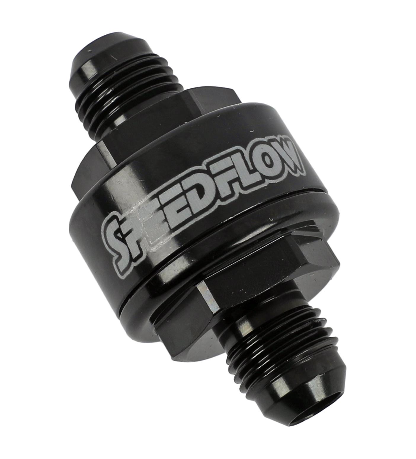 Speedflow USA 600-06-BLK Speedflow Micro Series AN Filters | Summit Racing