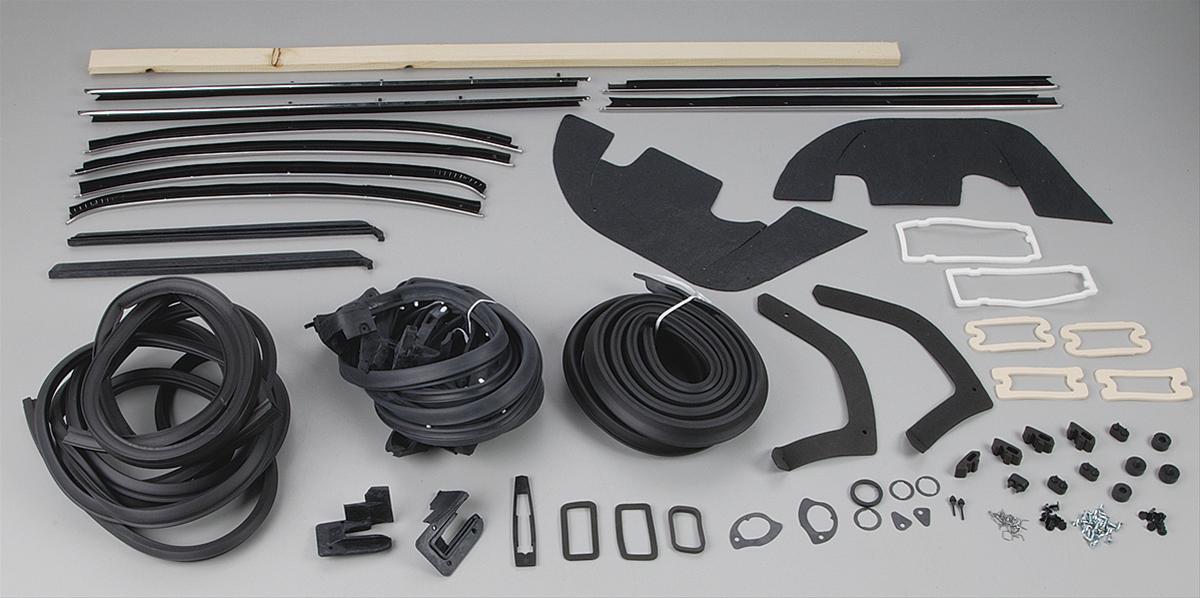 1968 CHEVROLET CHEVELLE SoffSeal SS-KIT509 Soffseal Weatherstrip Kits ...