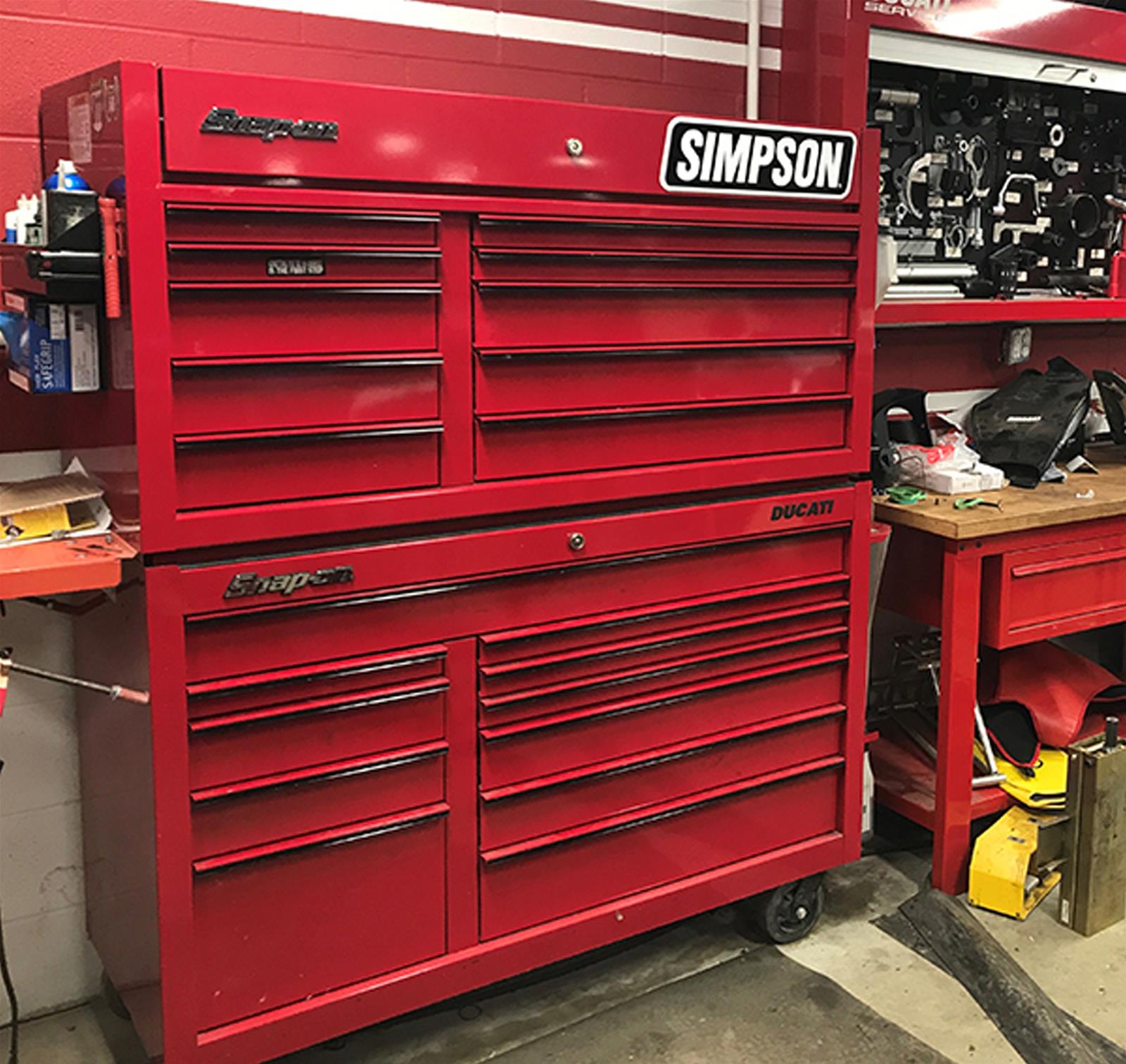 Simpson Embossed Aluminum Simpson Signs | Summit Racing