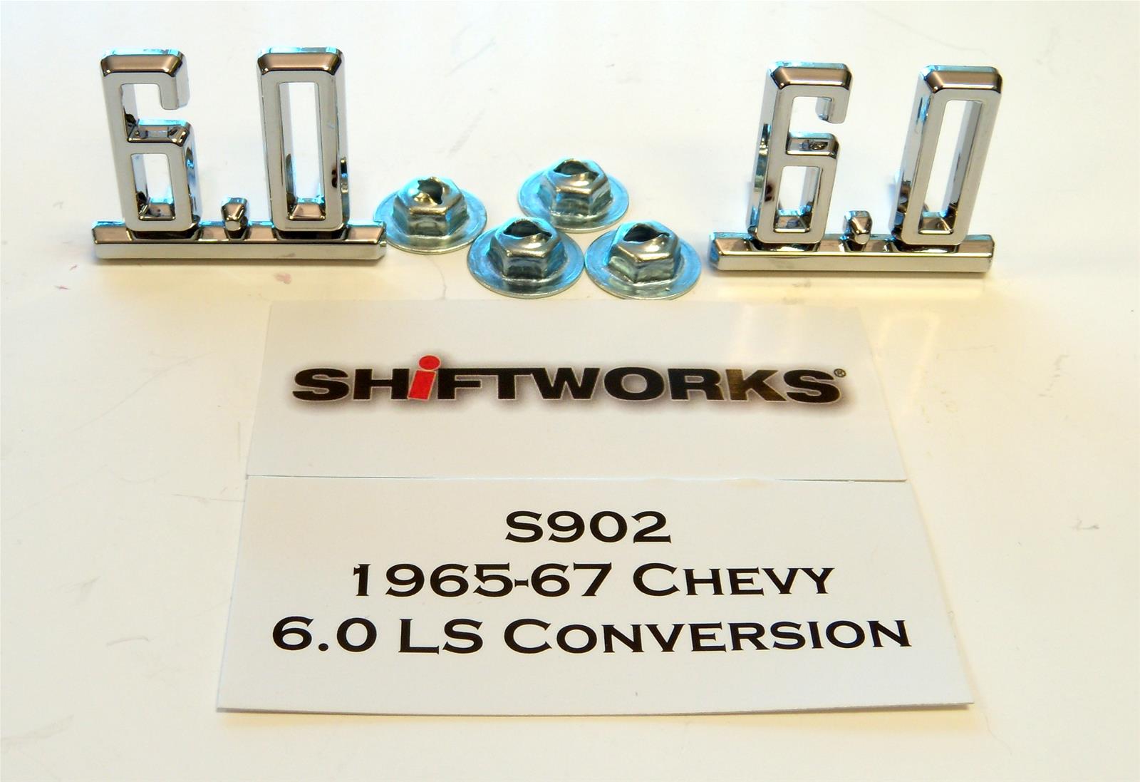 Shiftworks S902 Shiftworks LS Swap Fender Emblems | Summit Racing