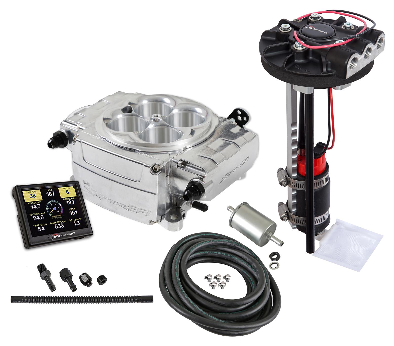 Holley Sniper 550-510-3XD Holley Sniper 2 EFI 650 HP Returnless Fuel ...