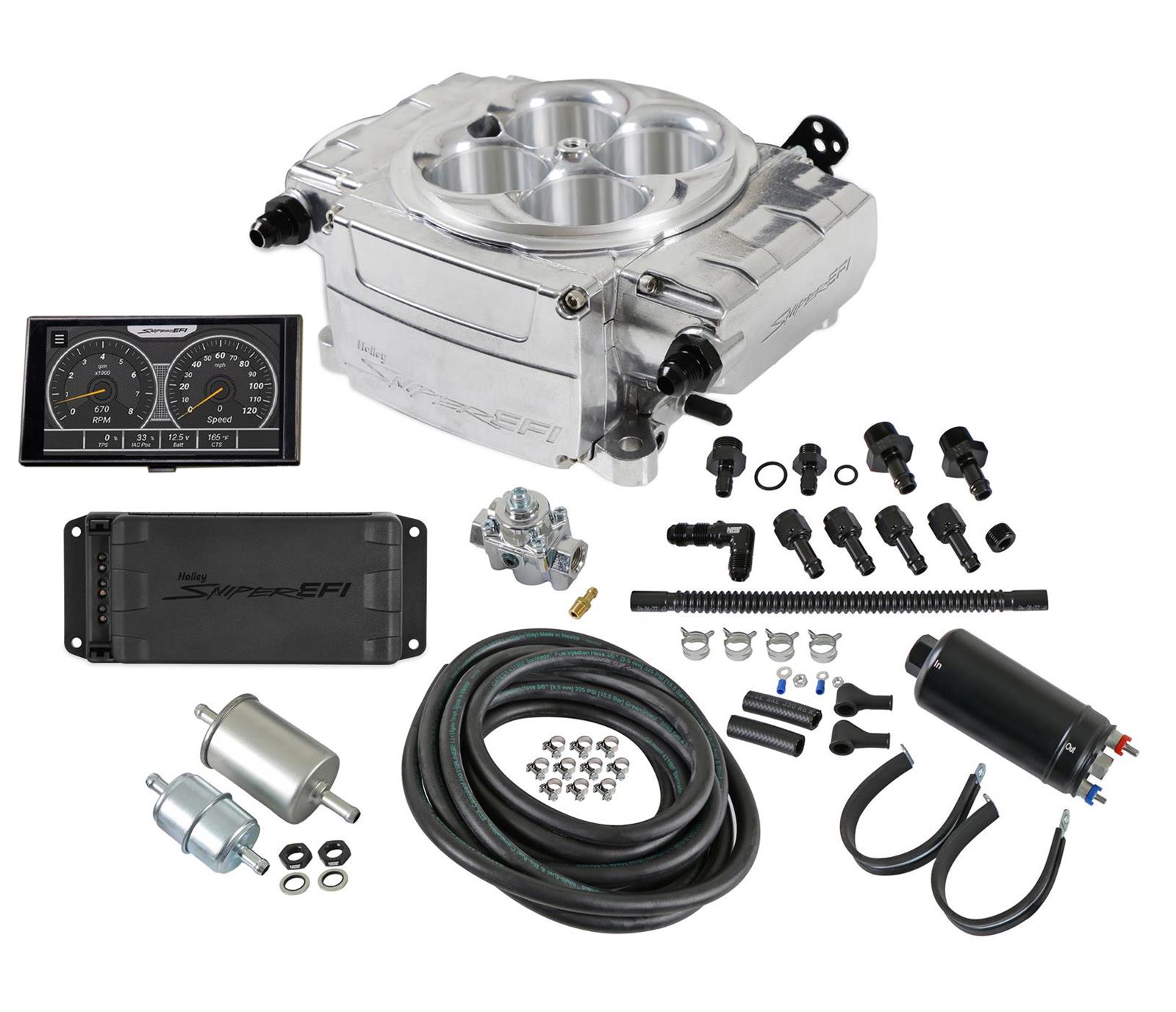 Holley Sniper 550-510-5PK Holley Sniper 2 EFI 650 HP Inline Pump Fuel ...