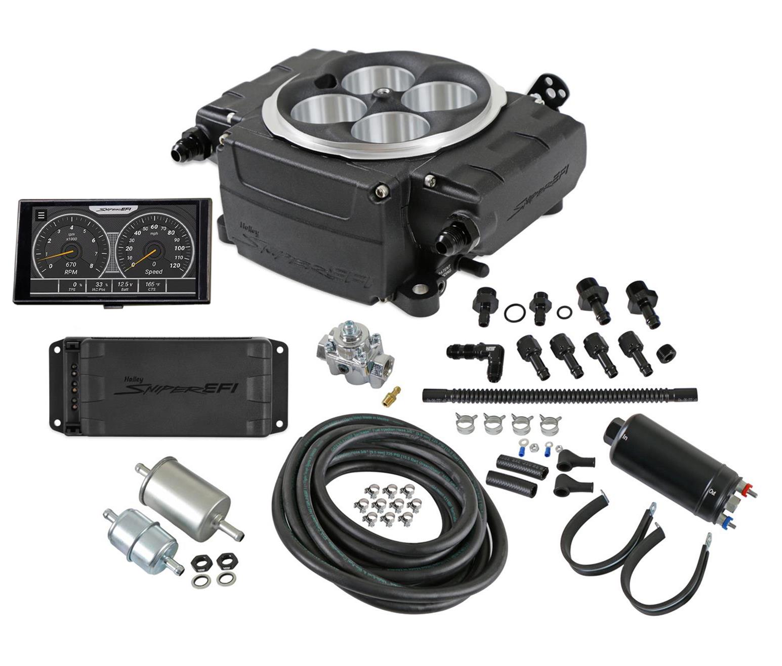 Holley Sniper 550-511-5PK Holley Sniper 2 EFI 650 HP Inline Pump Fuel ...