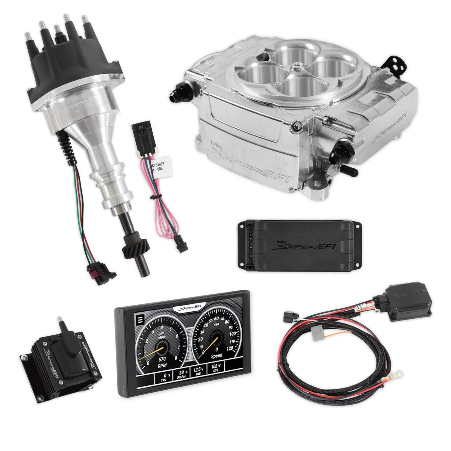 Holley Sniper 550-510-5PX-SBF Holley Sniper 2 EFI 650 HP Base Fuel ...