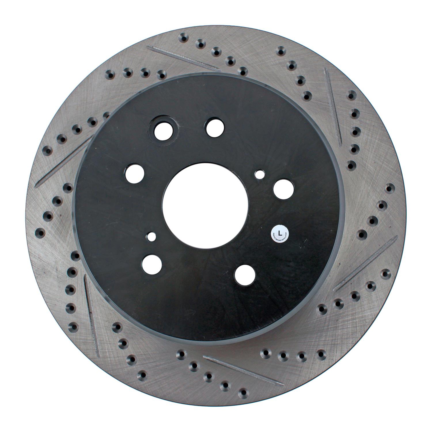 StopTech 127.44189L StopTech Drilled and Slotted Brake Rotors | Summit ...