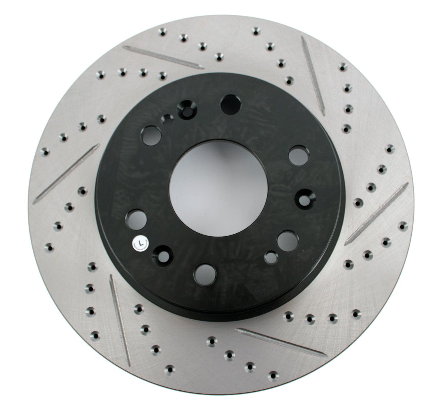 StopTech 127.66057L StopTech Drilled and Slotted Brake Rotors | Summit ...