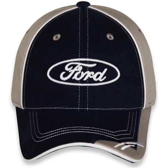 Summit Gifts G1889 Ford Oval Gray and Black Cap | Summit Racing