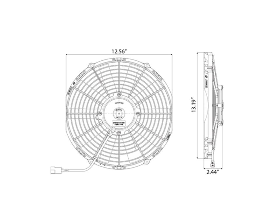 SPAL Automotive USA IX-30101504 Spal Electric Fans | Summit Racing