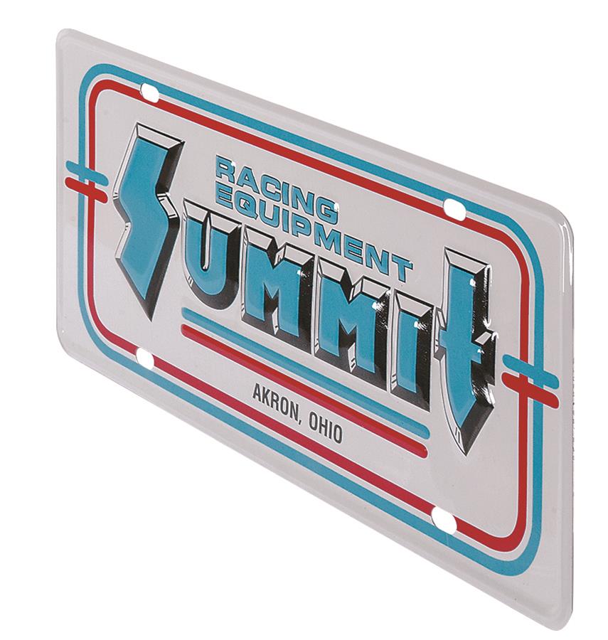 Summit Racing SUM-102-09 Summit Racing™ Retro Aluminum License Plates ...
