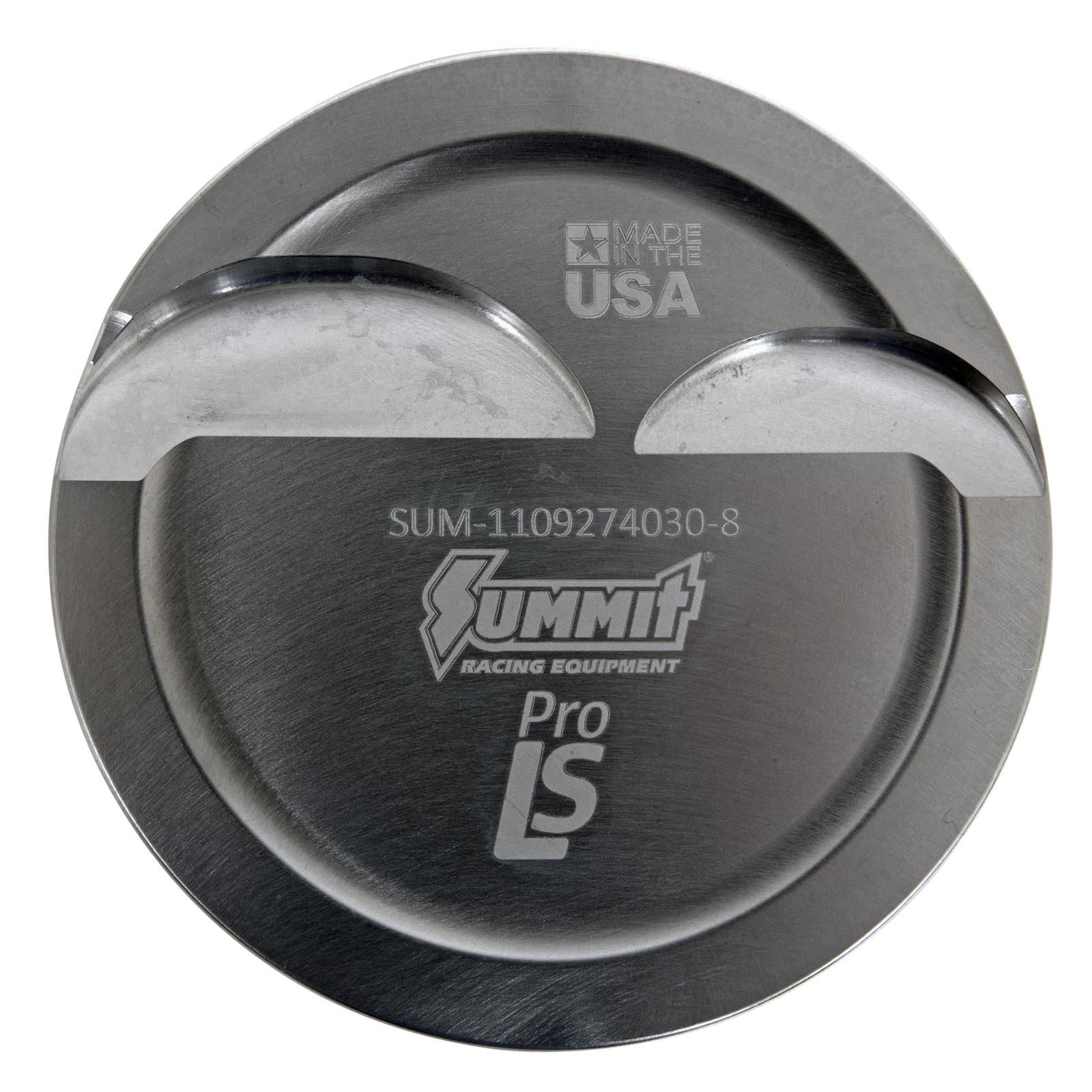 Summit Racing SUM-1109274030-8 Summit Racing™ Pro LS Forged Pistons ...