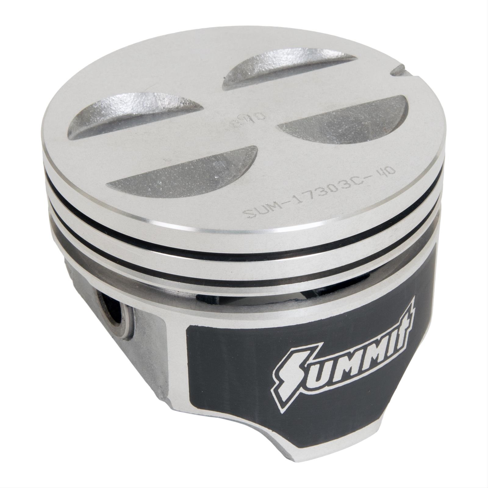 Summit Racing SUM-17303C-40 Summit Racing™ Coated Hypereutectic Pistons ...