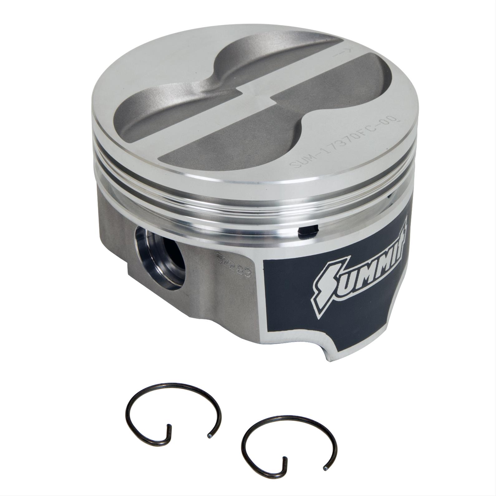 FORD Summit Racing SUM-17370FC-00 Summit Racing™ Coated Forged Pistons ...