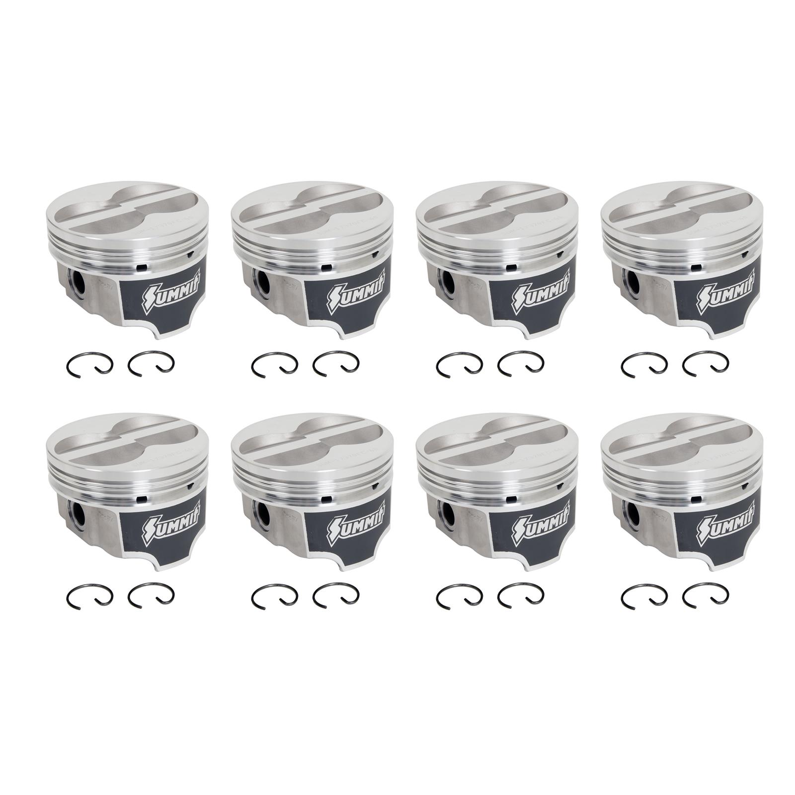 FORD Summit Racing SUM-17370FC-60 Summit Racing™ Coated Forged Pistons ...