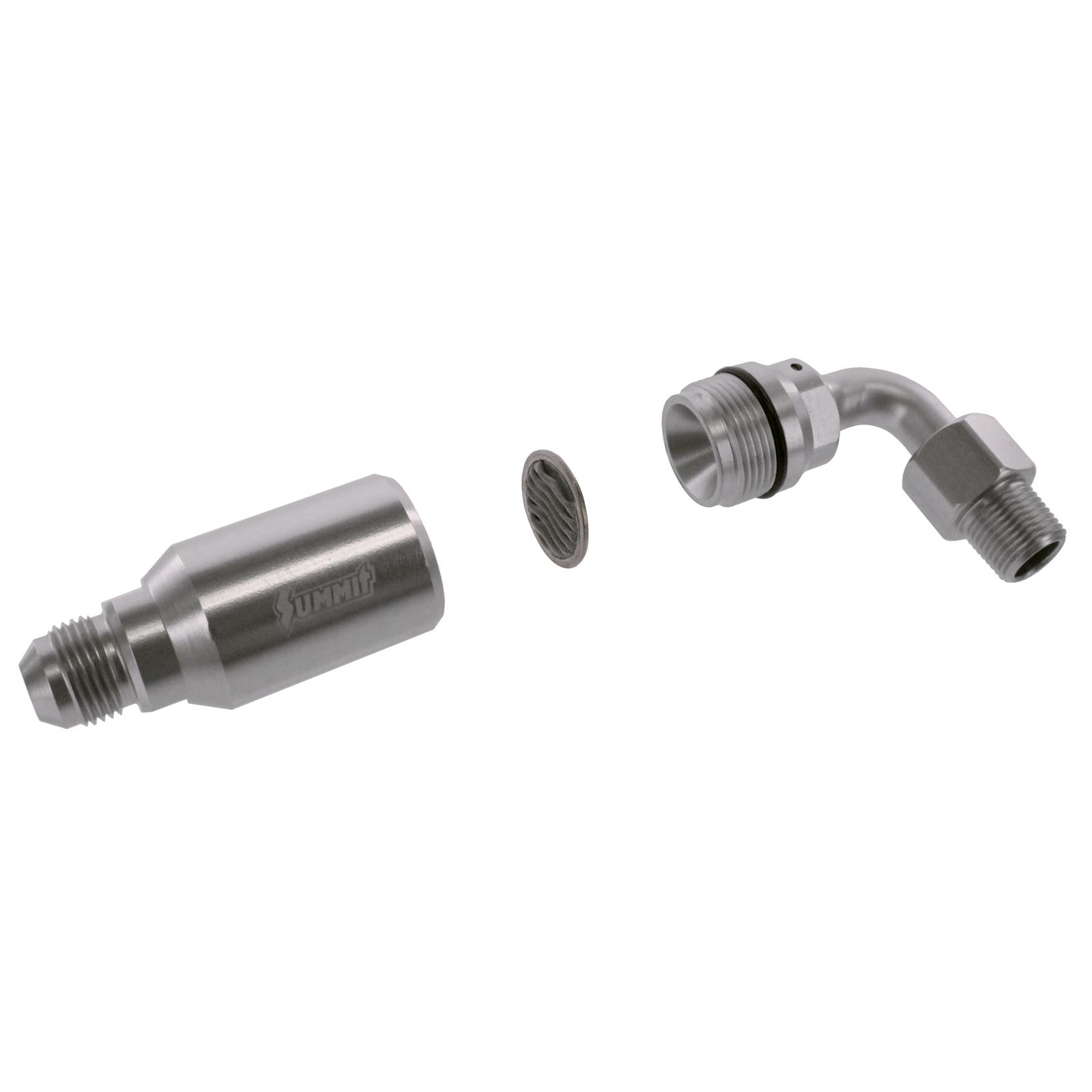 Summit Racing SUM-220174R Summit Racing™ 90 Degree Fuel Filters ...
