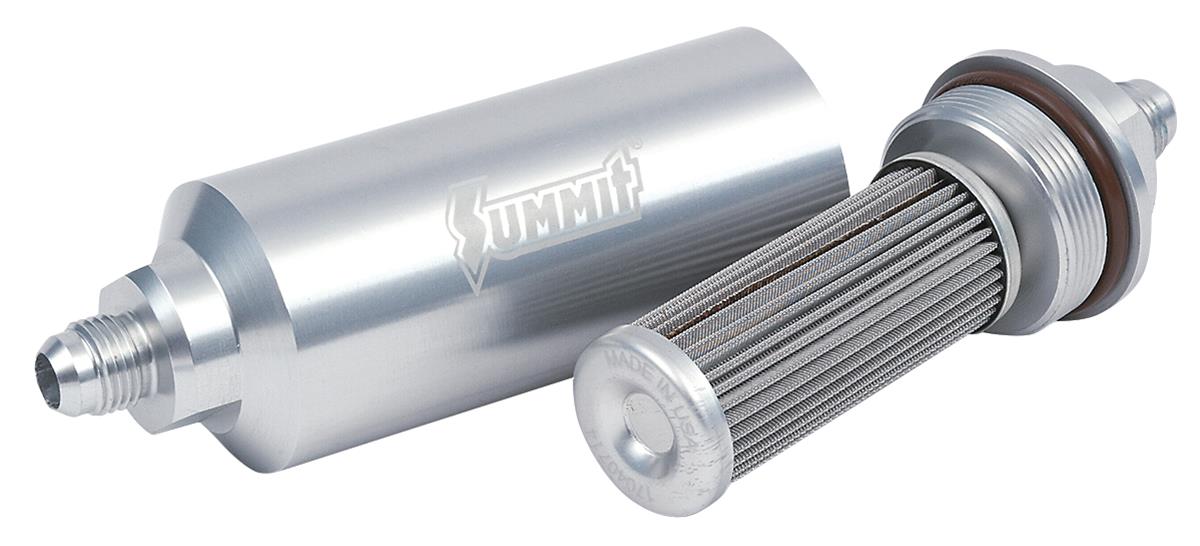 Summit Racing SUM-230124C Summit Racing™ Inline Billet Fuel Filters ...