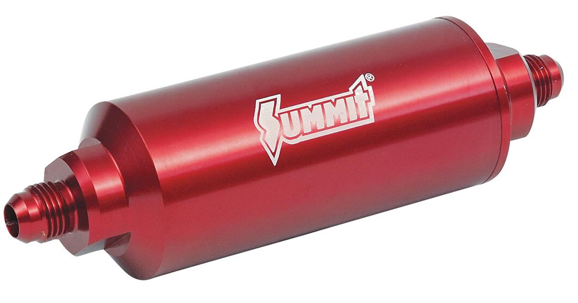 Summit Racing SUM-230124R Summit Racing™ Inline Billet Fuel Filters ...